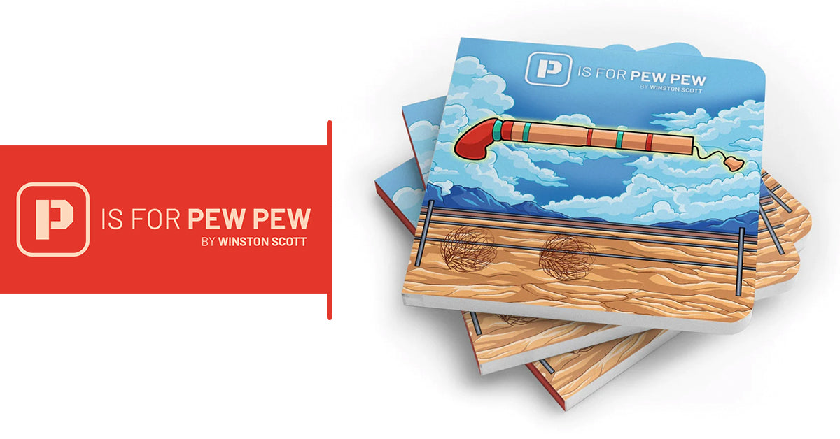 P is for Pew Pew an Alphabet firearms book
